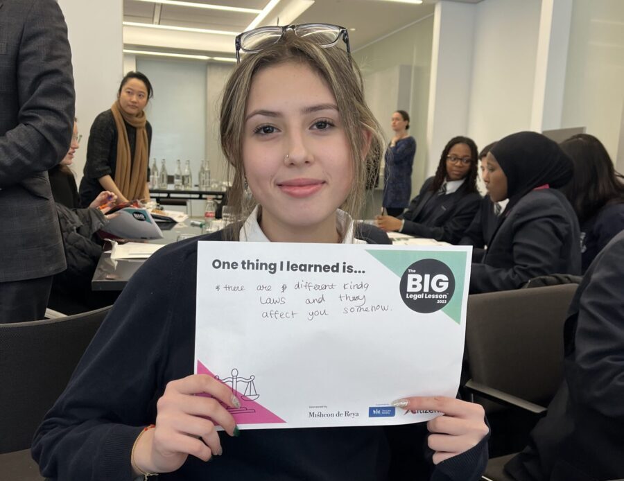 Volunteer to deliver The Big Legal Lesson in a local school - Young ...