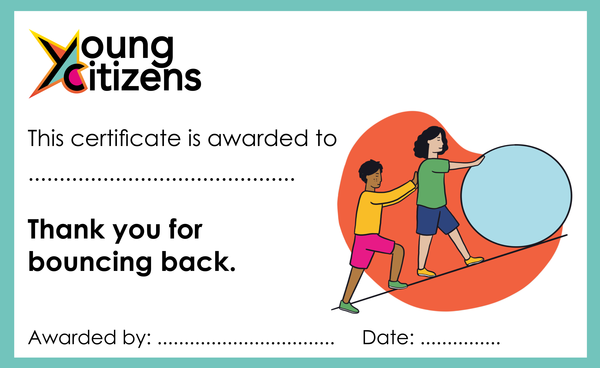 Bouncing Back (certificate) - Young Citizens